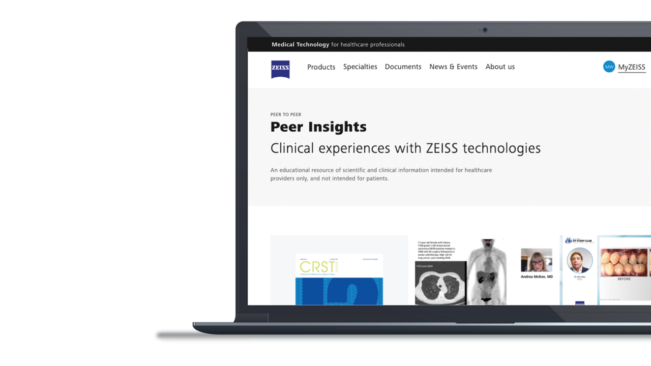 MyZEISS - Formations et informations | ZEISS Medical Technology